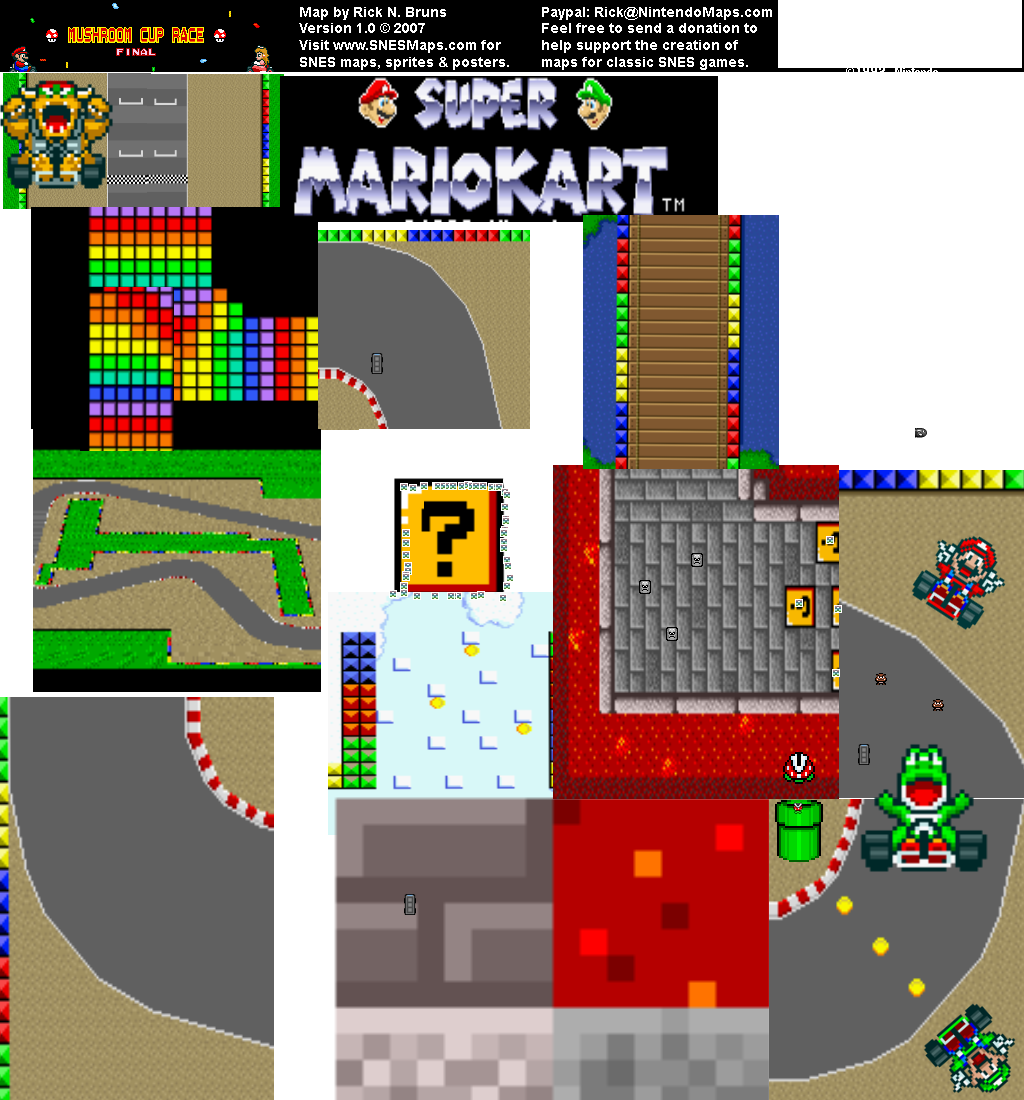 super circuit - Mario Kart PC