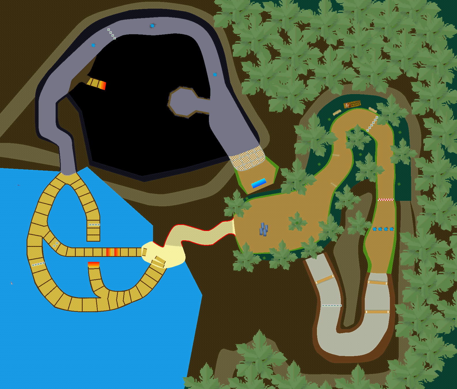 Dino Dino Jungle - Mario Kart PC