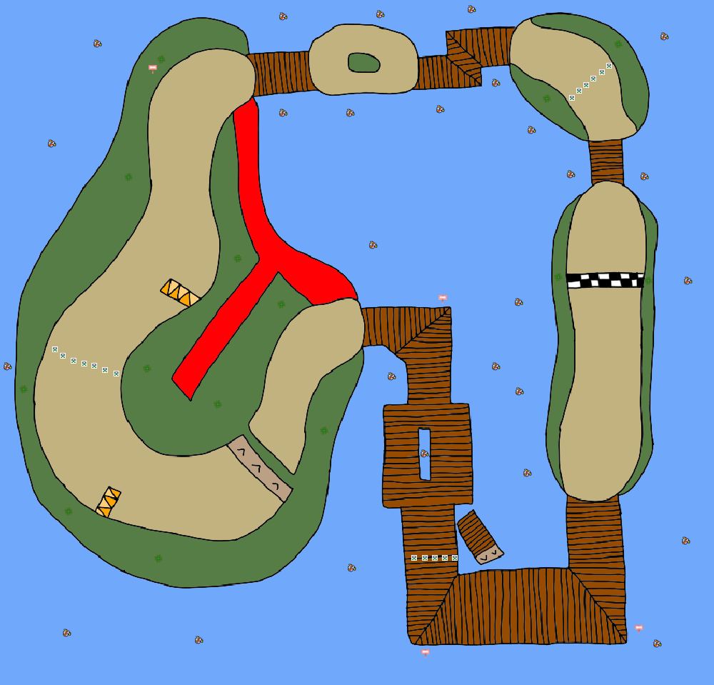 Cheep Cheep Island - Mario Kart PC