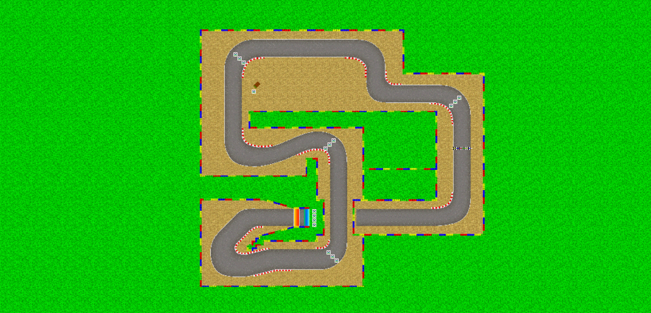 SNES Mario Circuit 2 - Mario Kart PC