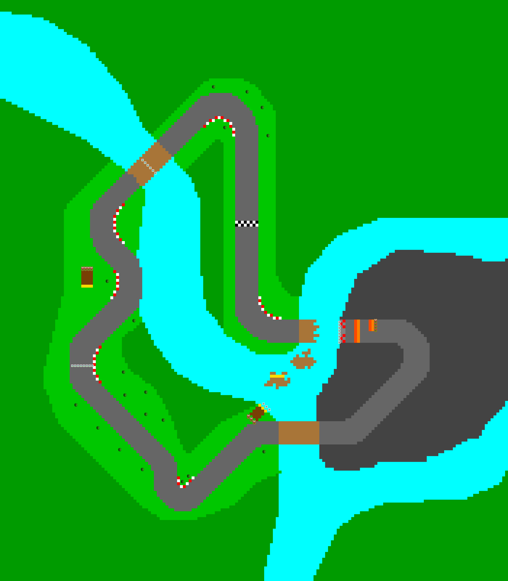 Peach circuit - Mario Kart PC