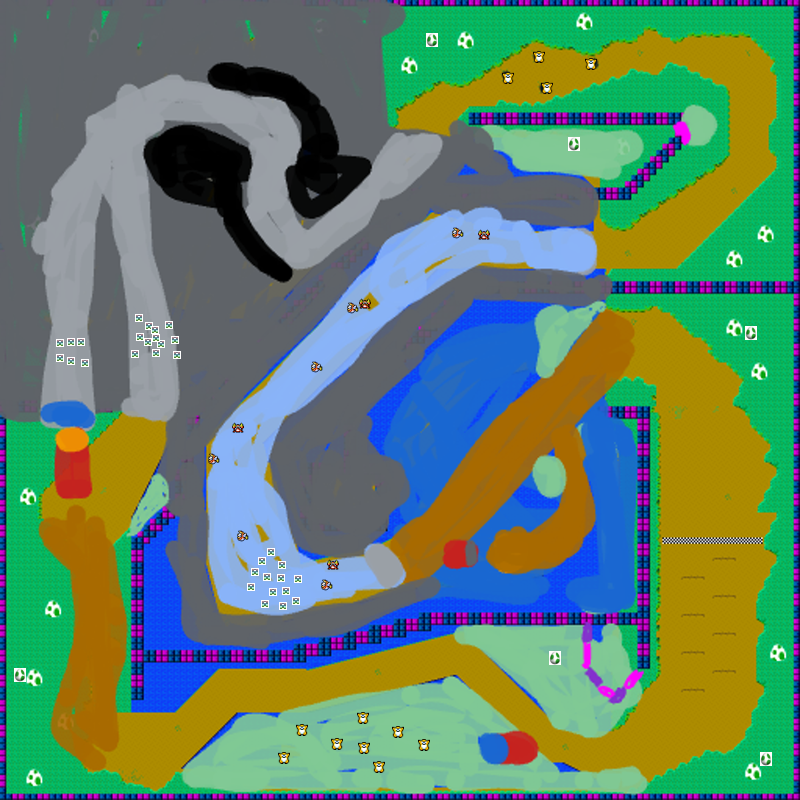 SNES MKT Yoshi Island 3 R - Mario Kart PC