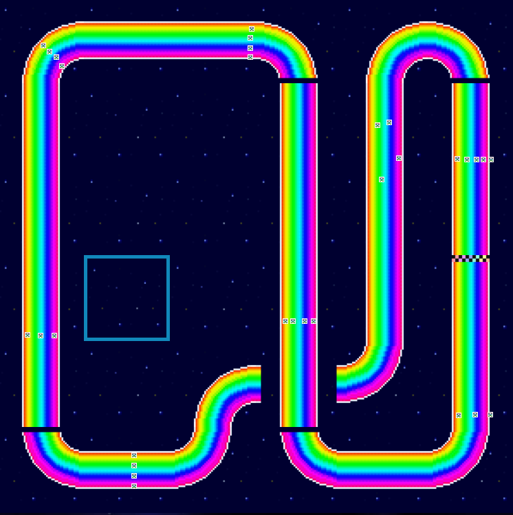 Rainbow Ribbon Road - Mario Kart PC