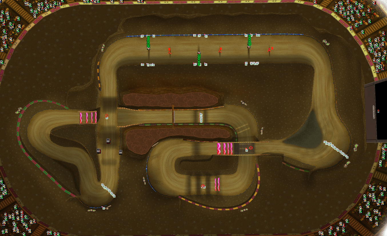 Waluigi Stadium - Mario Kart PC