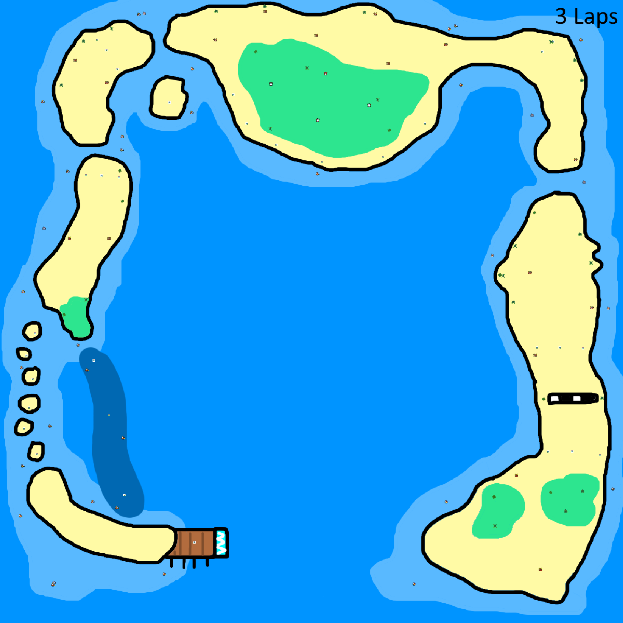 Shy Guy Beach + - Mario Kart PC