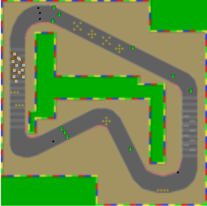 SNES Mario Circuit 1 - Mario Kart PC