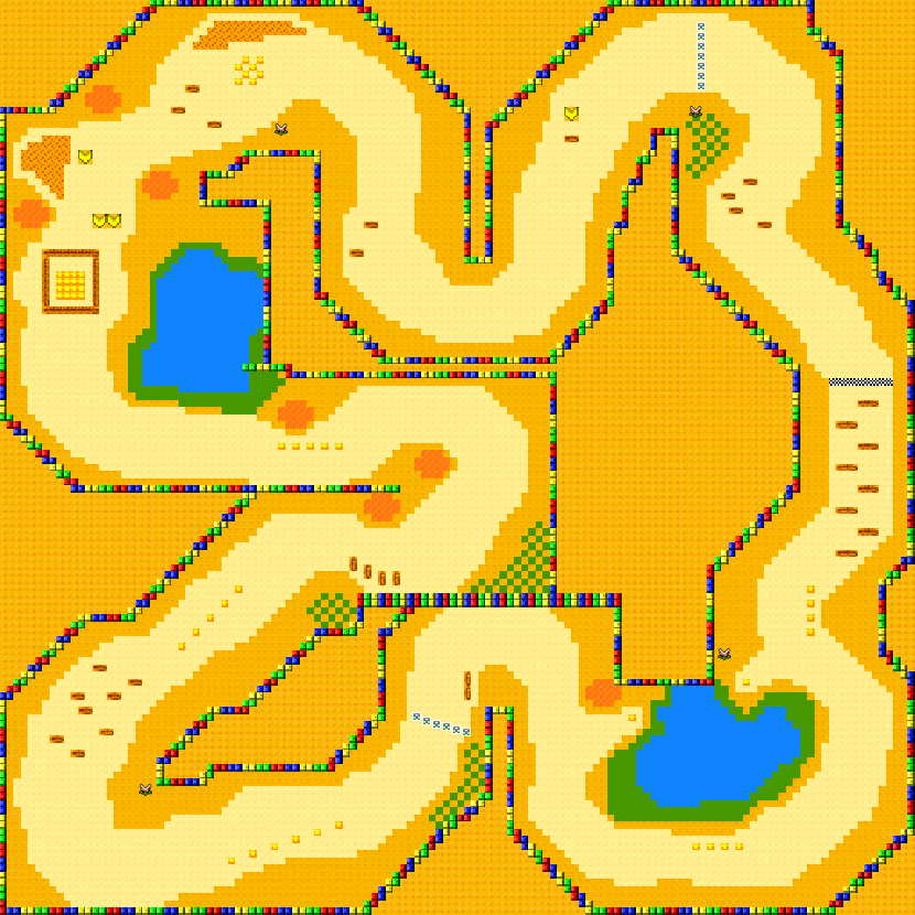 Yoshi Desert - Mario Kart PC