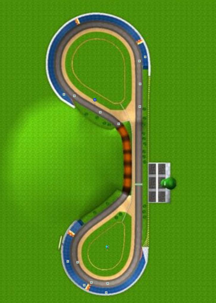 Mk64 Luigi raceway - Mario Kart PC