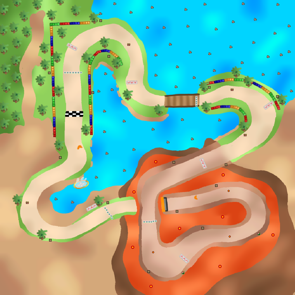 GBA Lakeside Park - Mario Kart PC