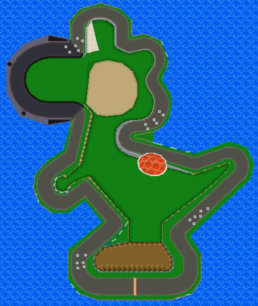 MkGcn Yoshi circuit - Mario Kart PC