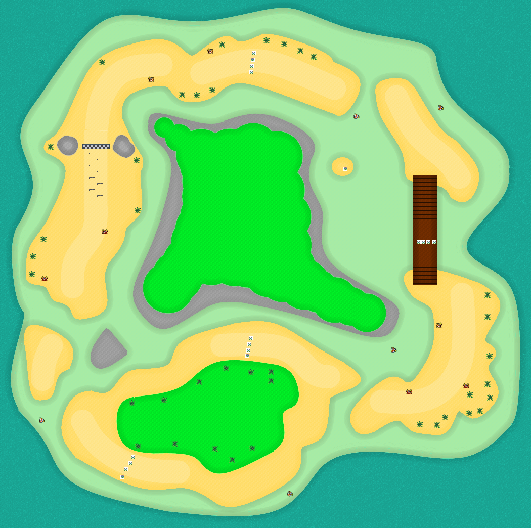 Koopa Beach 1 - Mario Kart PC