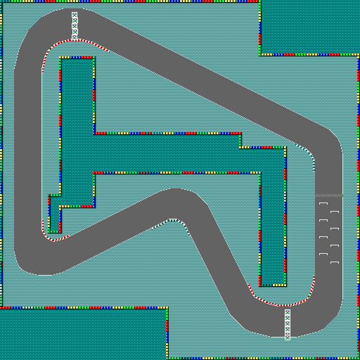 Snes frozen mario circuit - Mario Kart PC