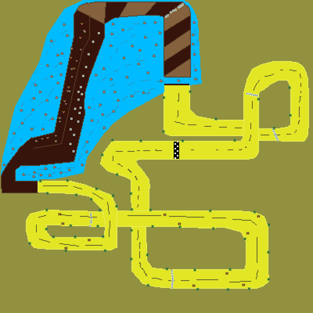 Sandy Beach Cove - Mario Kart PC