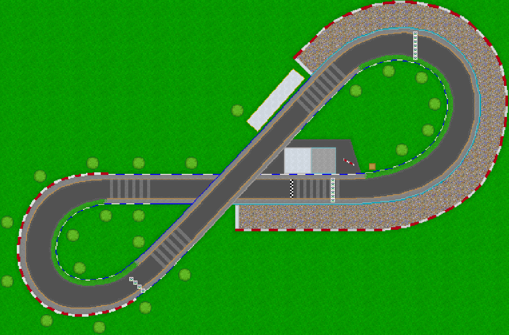 8 Figure Circuit - Mario Kart PC