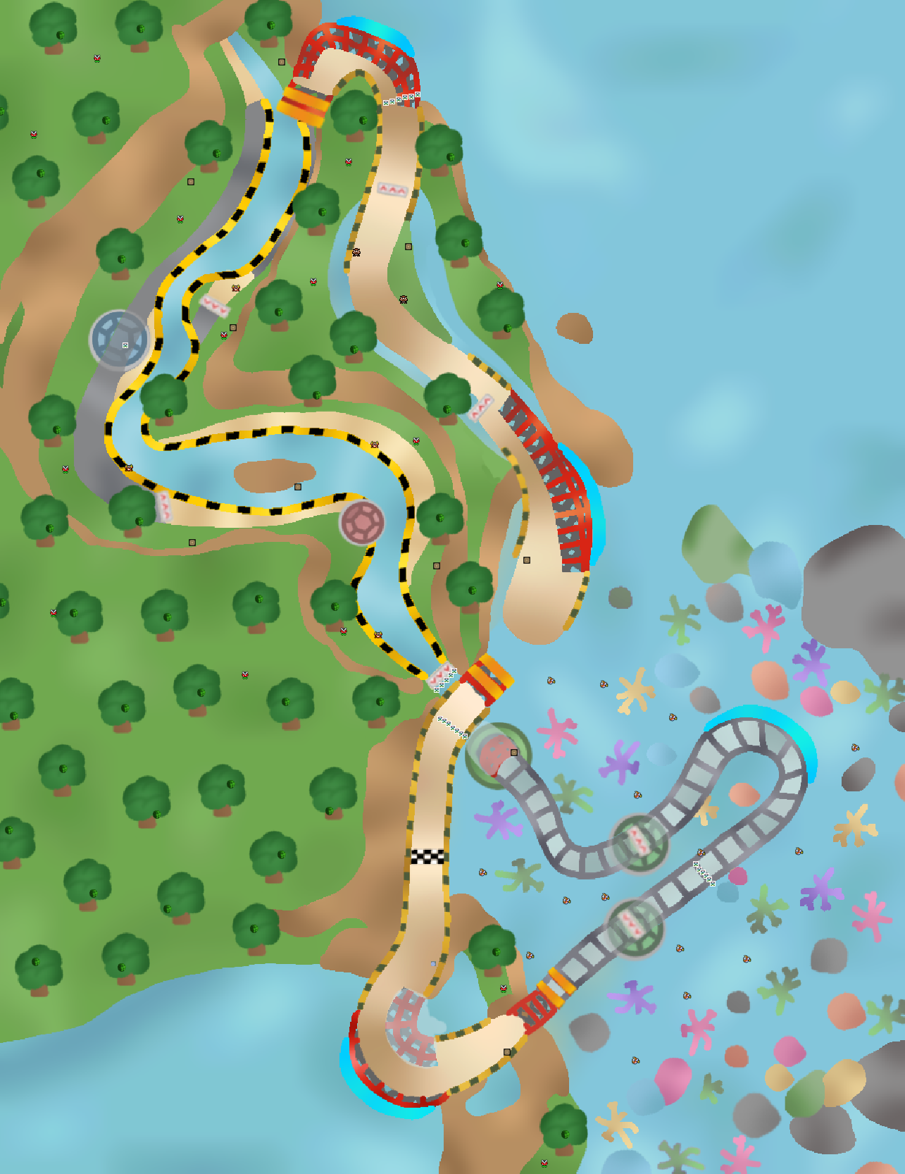 Koopa Cape - Mario Kart PC