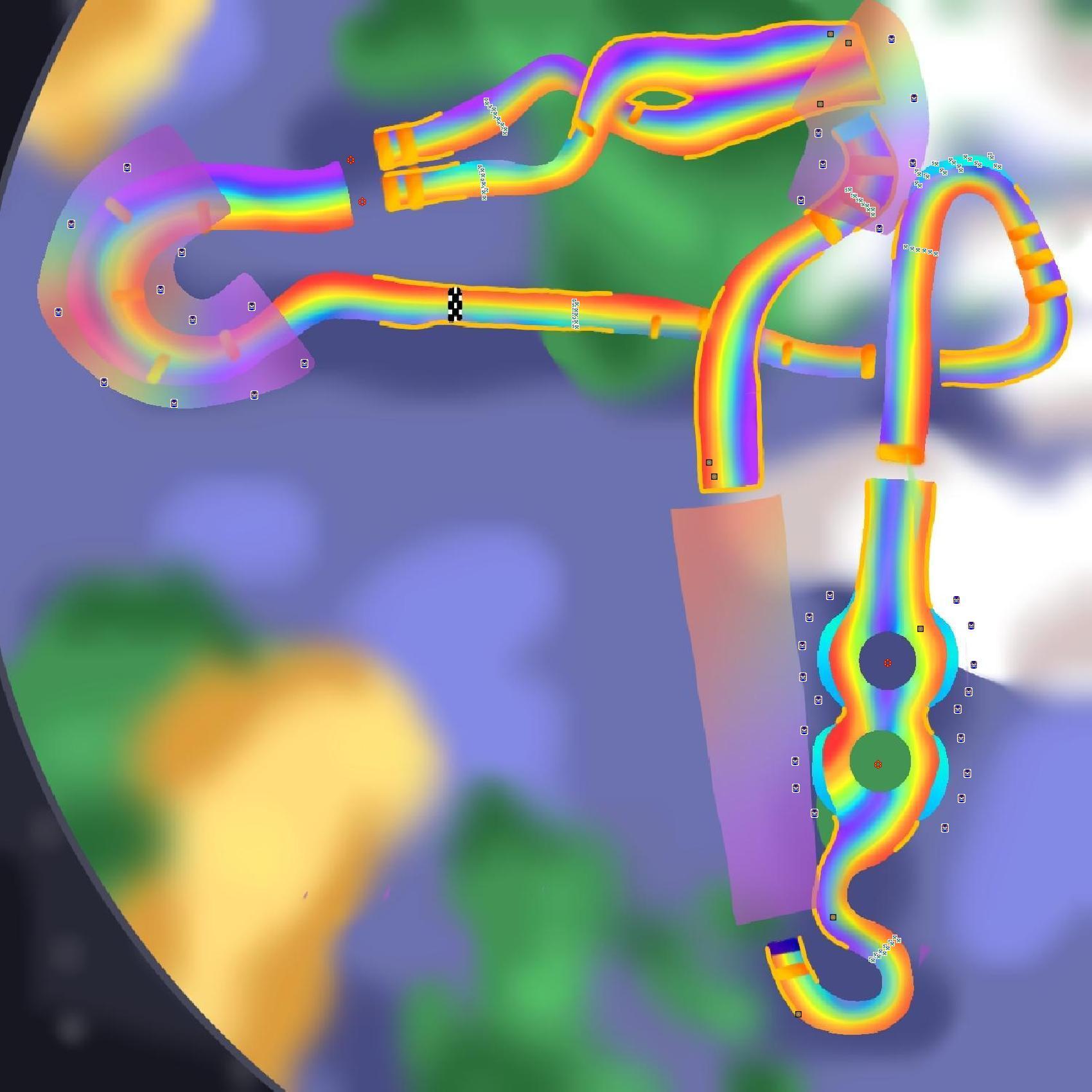 Wii Rainbow Road - Mario Kart PC