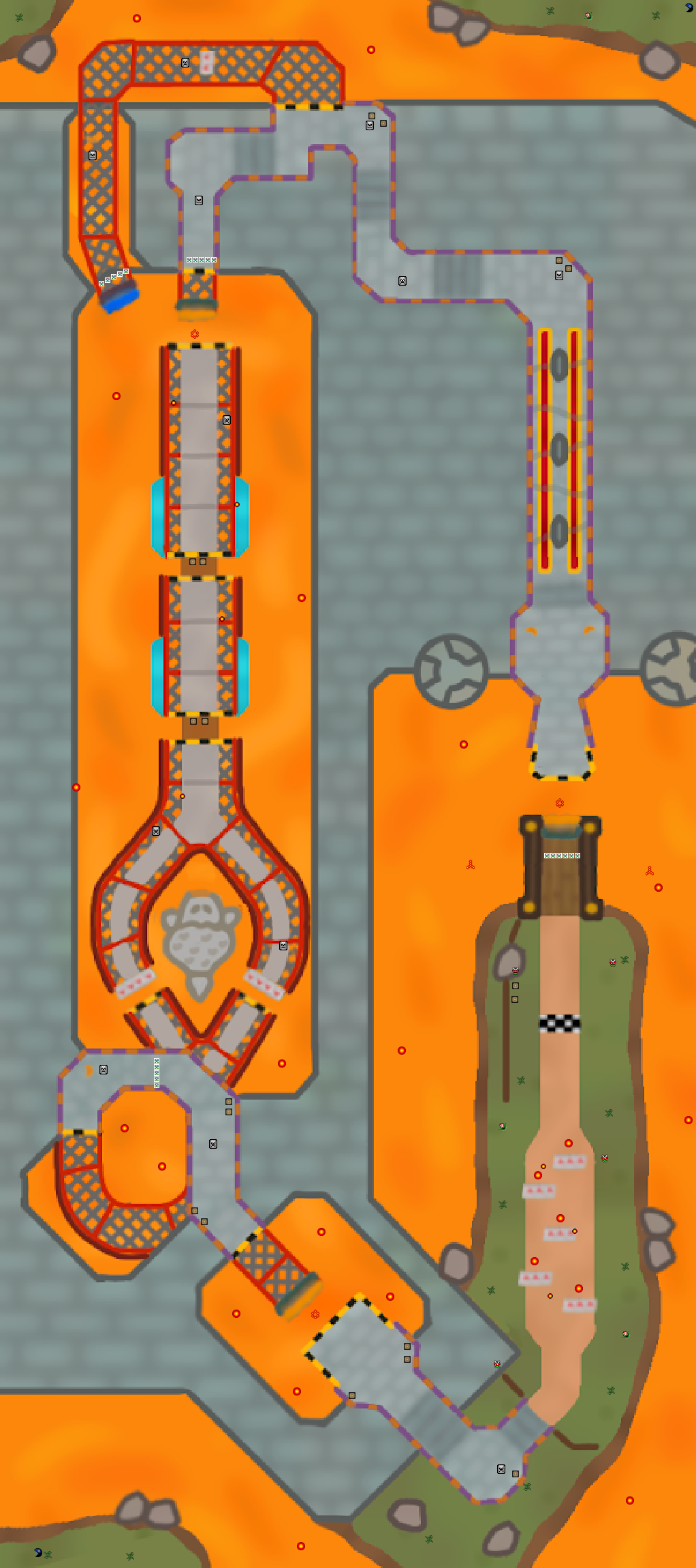 Bowser's Castle - Mario Kart PC