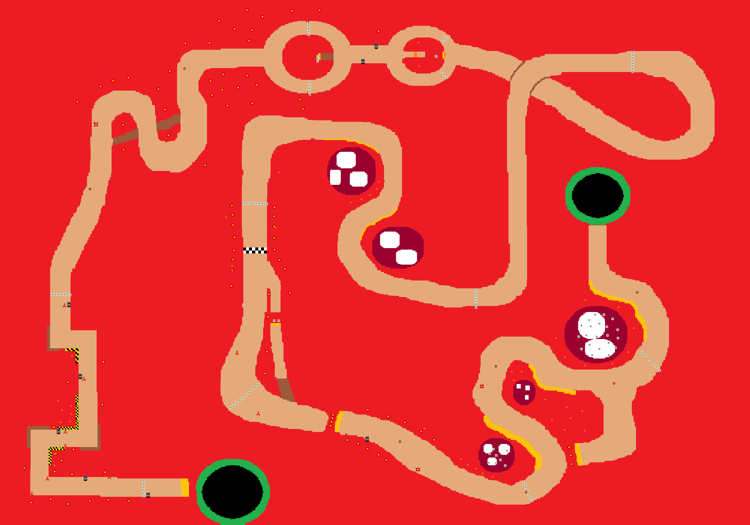 Lava Volcano - Mario Kart PC