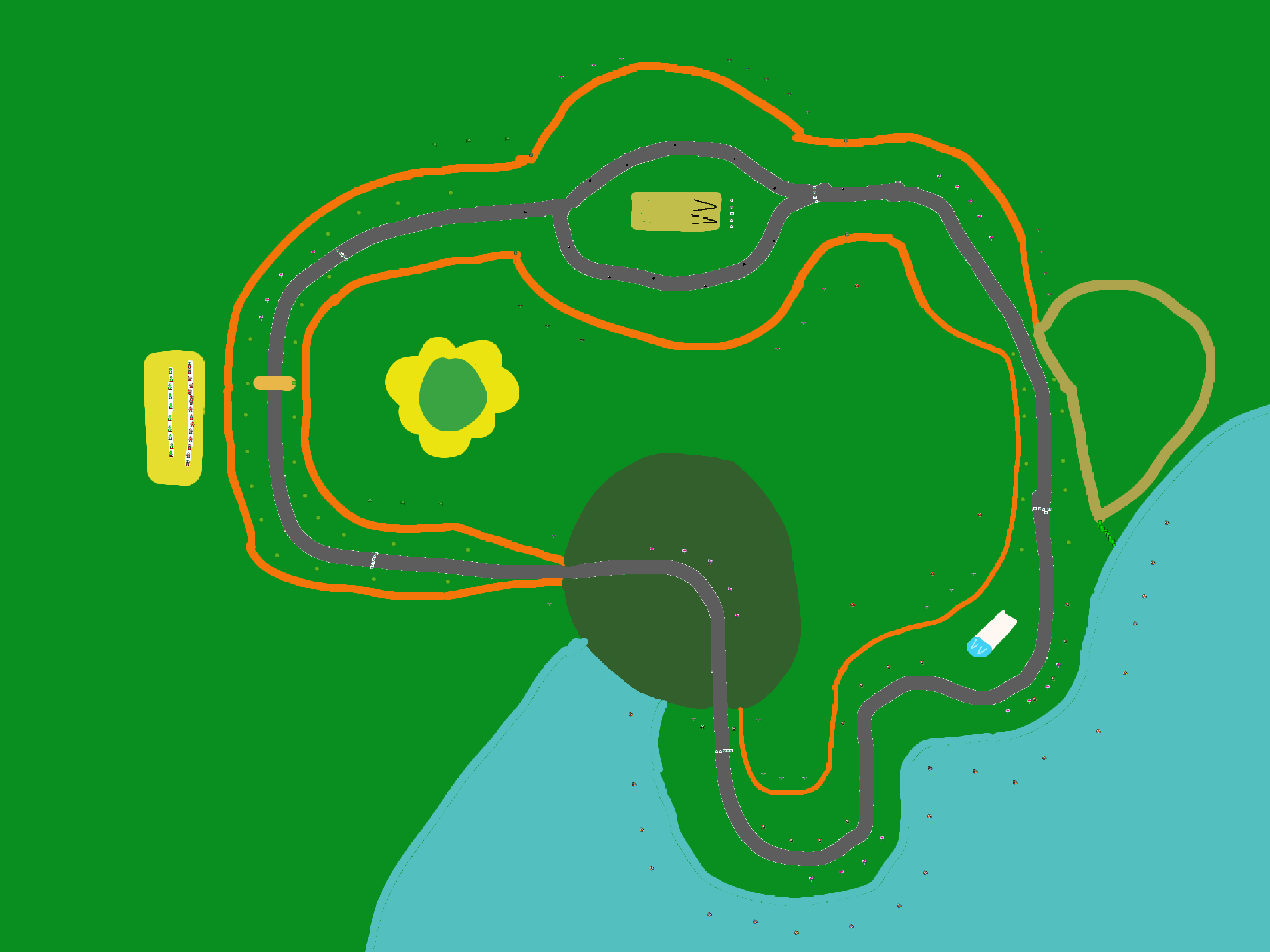 Daisy Raceway (MK9) - Mario Kart PC
