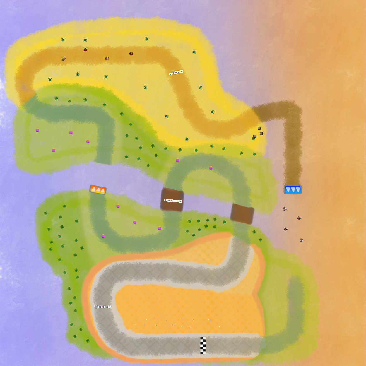 Sunset Isles - Mario Kart PC