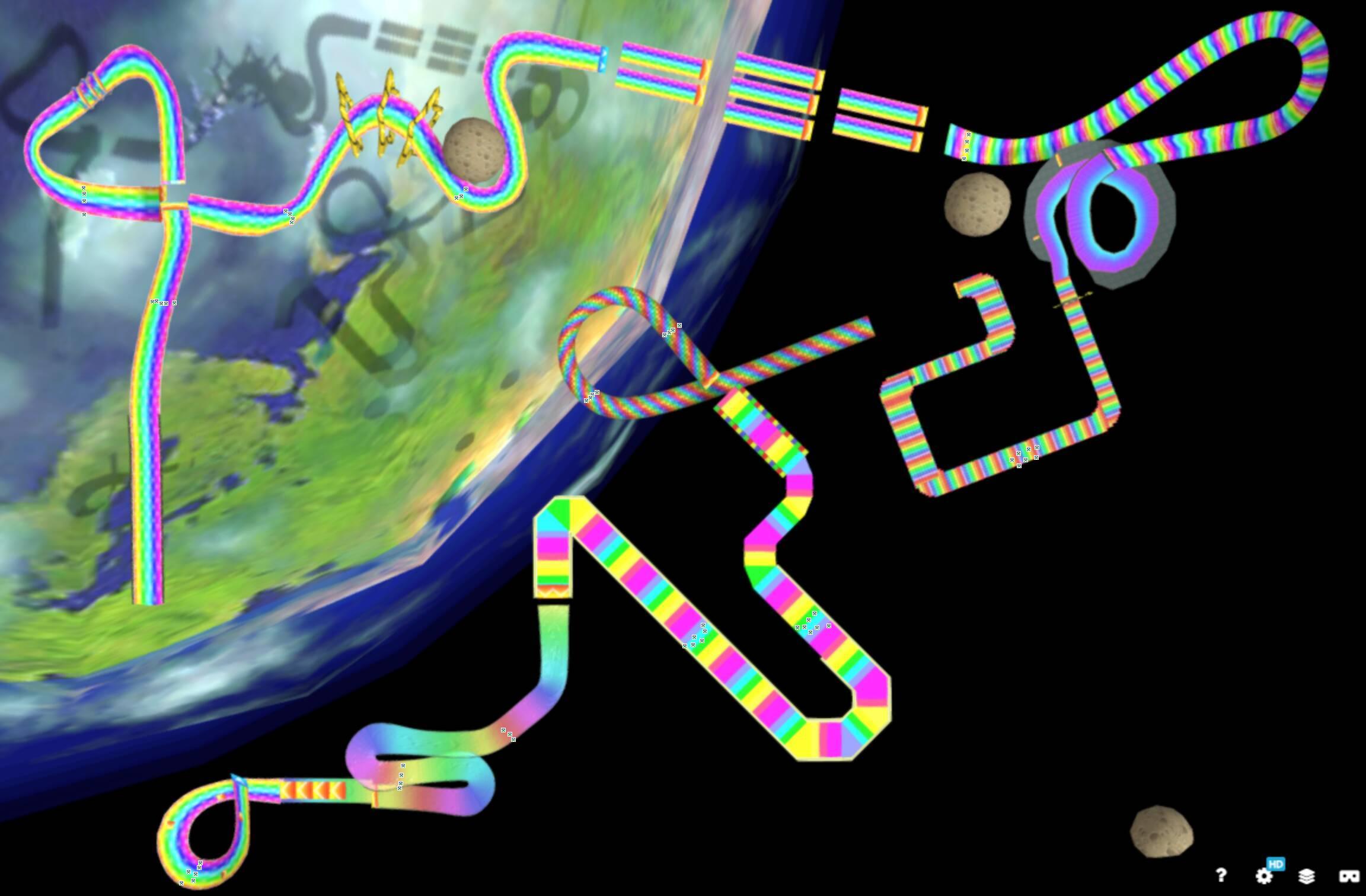 rainbow road dx - Mario Kart PC