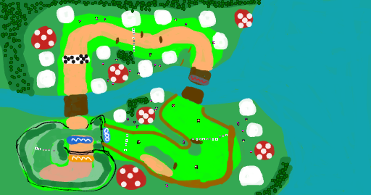 Toad Village - Mario Kart PC