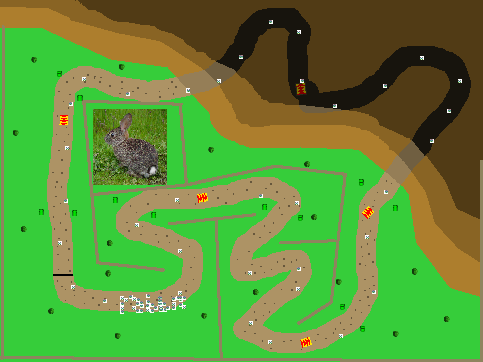 Rabbit Raceway - Mario Kart PC