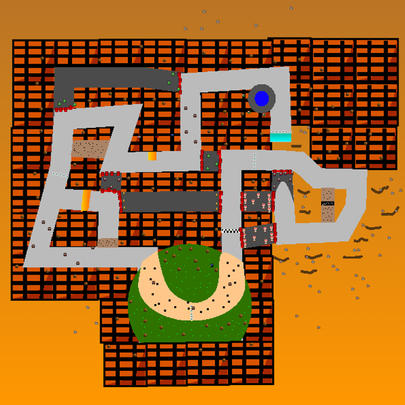 Delfino Driftway - Mario Kart PC