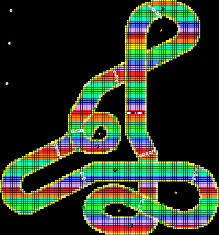 N64 Rainbow Road Hacked - Mario Kart PC