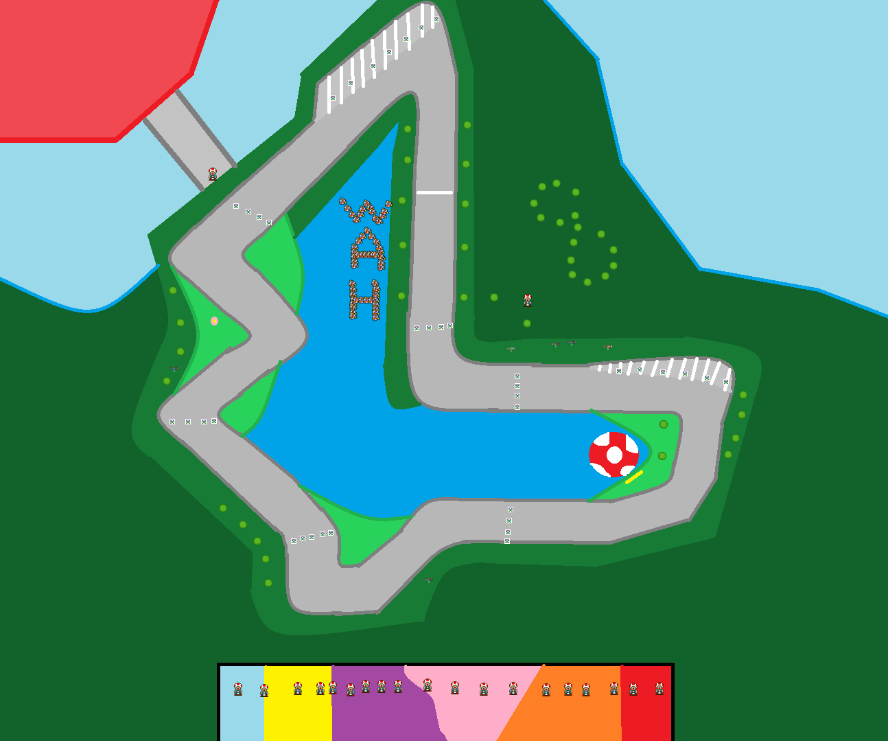 Peach Circuit - Mario Kart PC