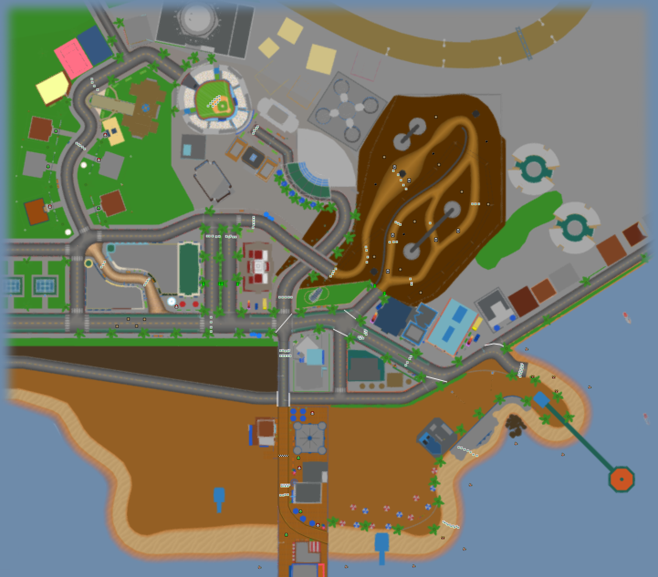 Tour Los Angeles Laps - Mario Kart PC