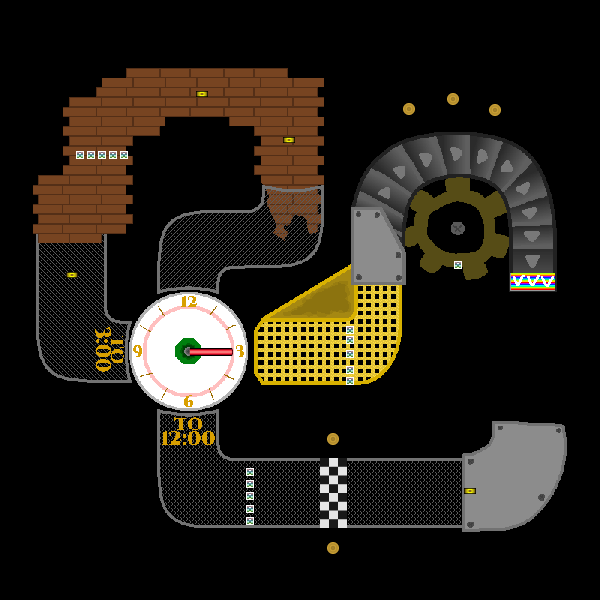 Toad's Clock (Remake) - Mario Kart PC