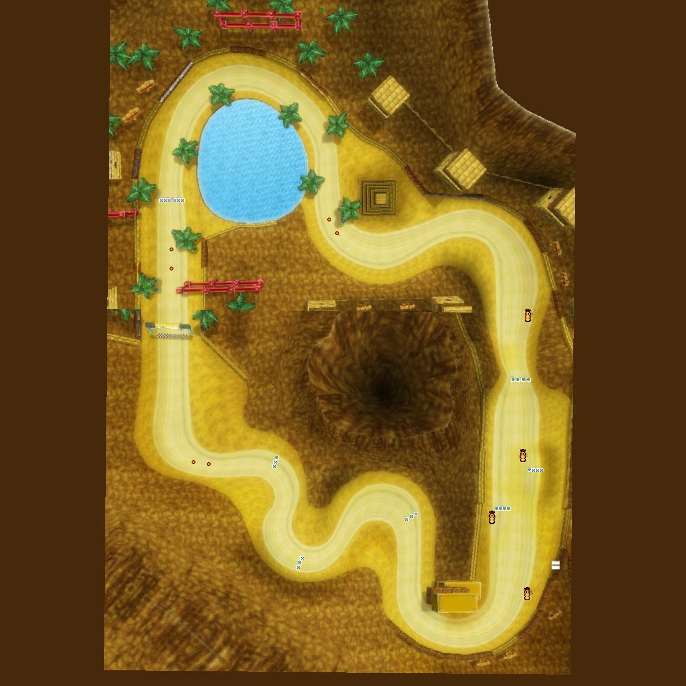 Desert Hills - Mario Kart PC