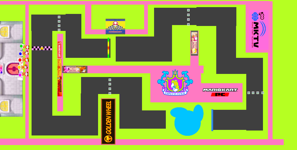 Peach Raceway - Mario Kart PC