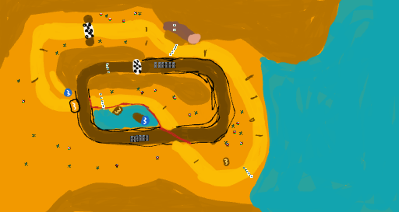 N64 Kalimari Desert 2 Remastered - Mario Kart PC