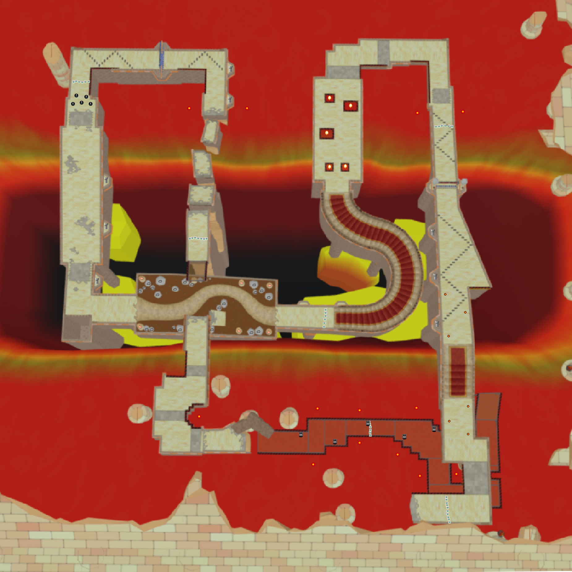 Bowser Castle 4 - Mario Kart PC