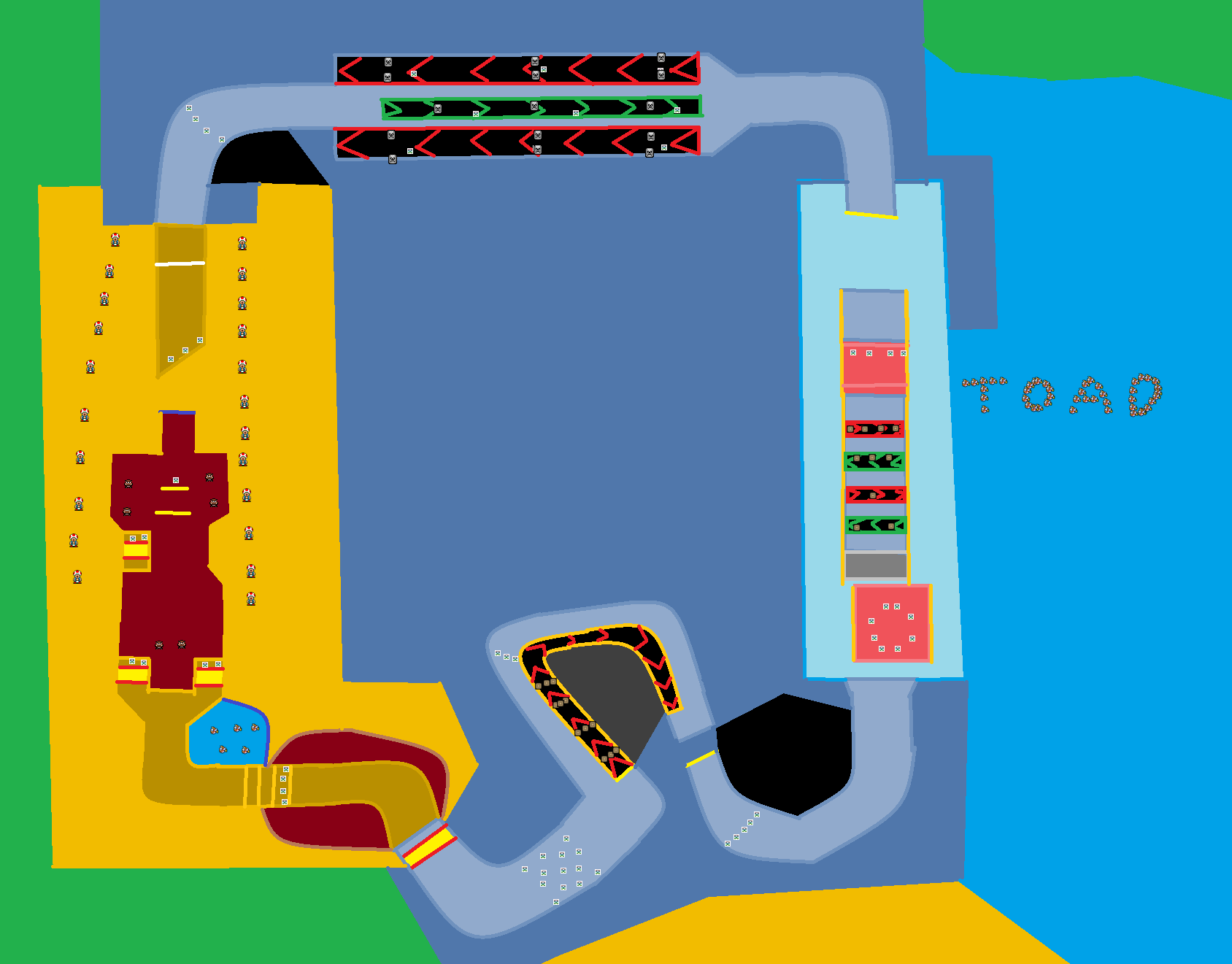 Toad's Factory - Mario Kart PC