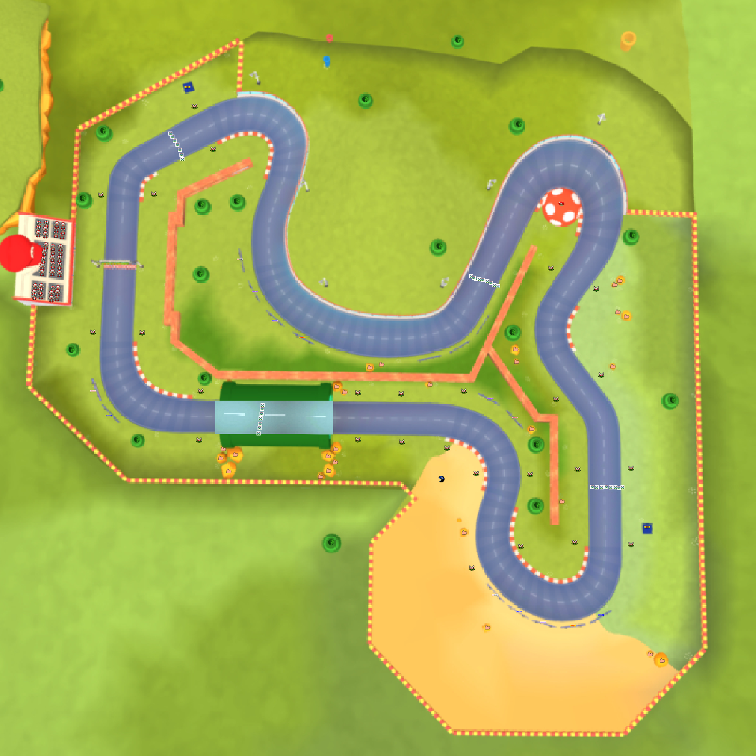 Mario Raceway - Mario Kart PC