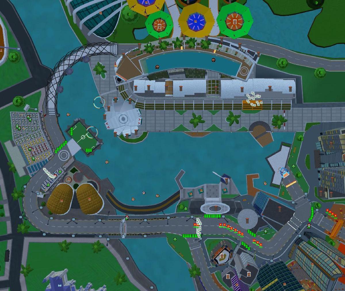 Singapore Speedway - Mario Kart PC