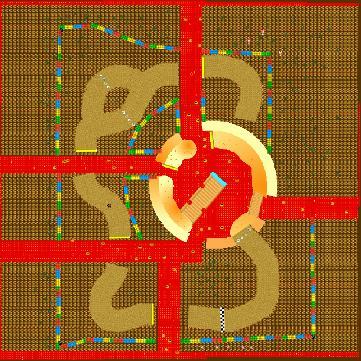 Burning Volcano - Mario Kart PC