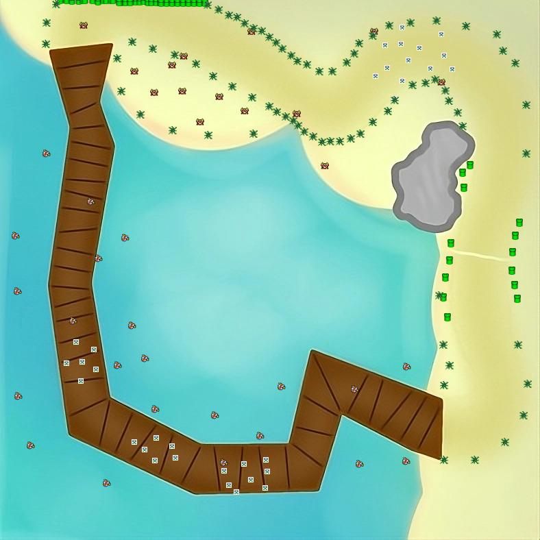 Dry Bones Beach - Mario Kart PC