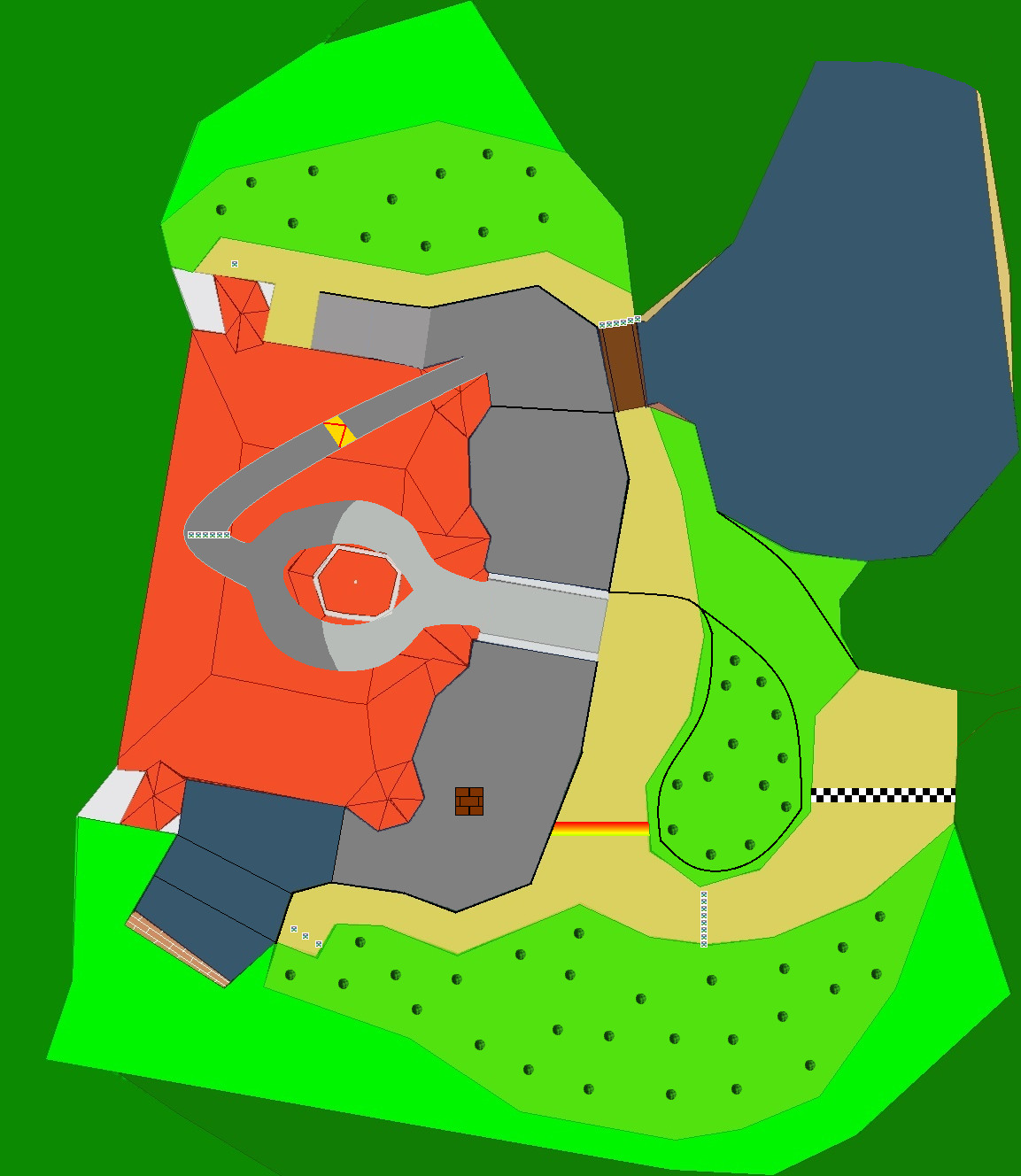 SM64 Peach's Castle - Mario Kart PC