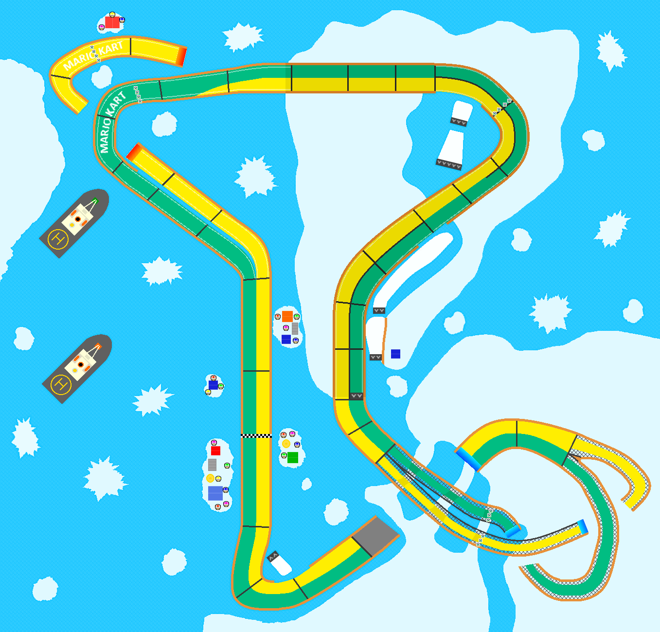 Ice Ice Outpost - Mario Kart PC