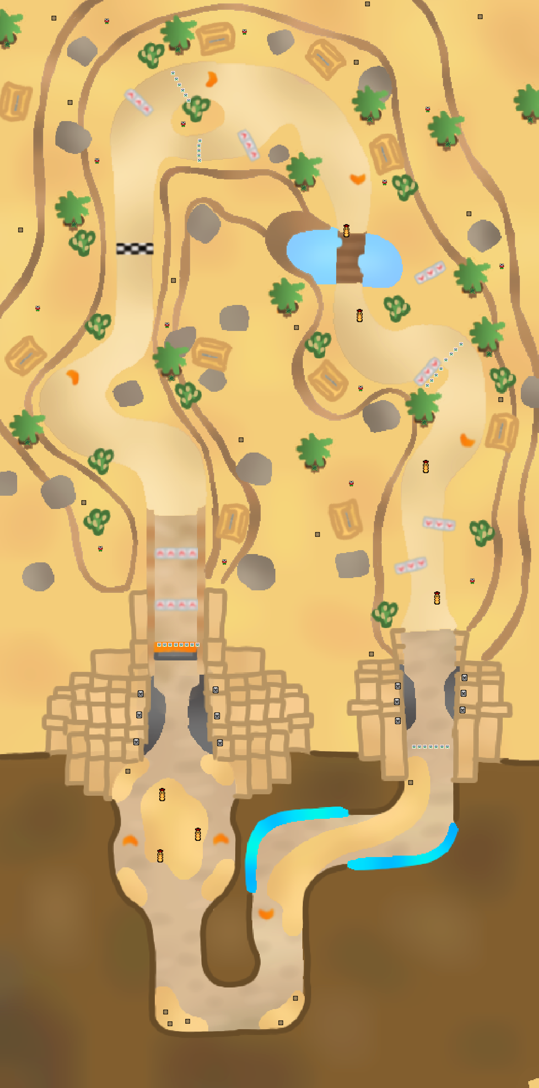 Dry Dry Ruins - Mario Kart PC