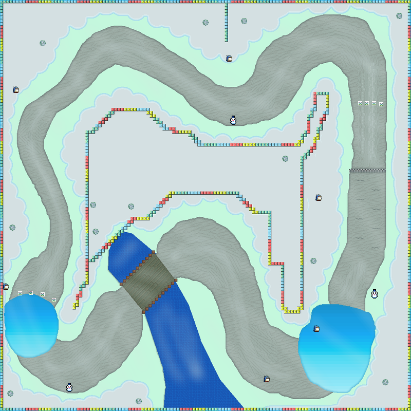 Blizzard Bluff - Mario Kart PC