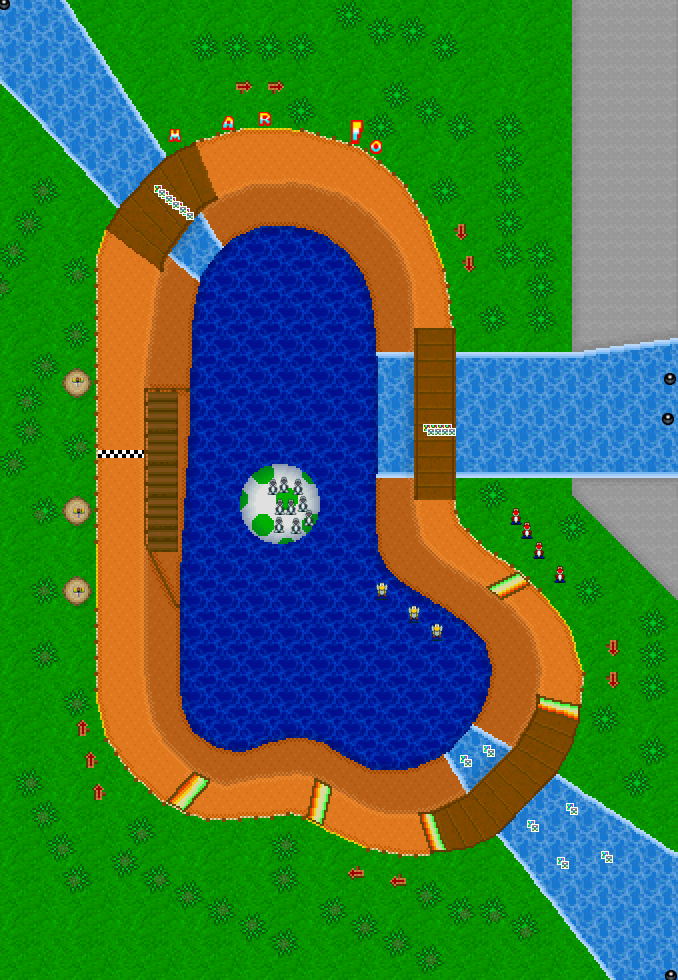 Yoshi Falls - Mario Kart PC