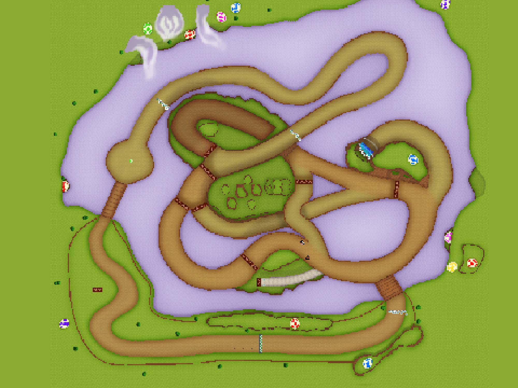 yoshi vally - Mario Kart PC