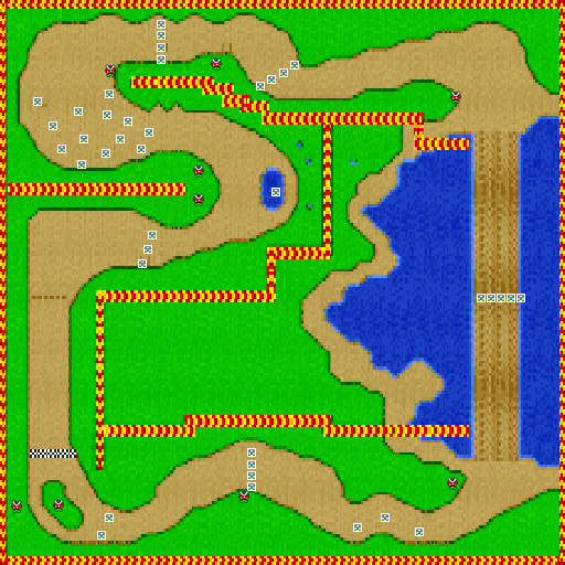 Wacky Wheels: Grasslands 1 - Mario Kart PC