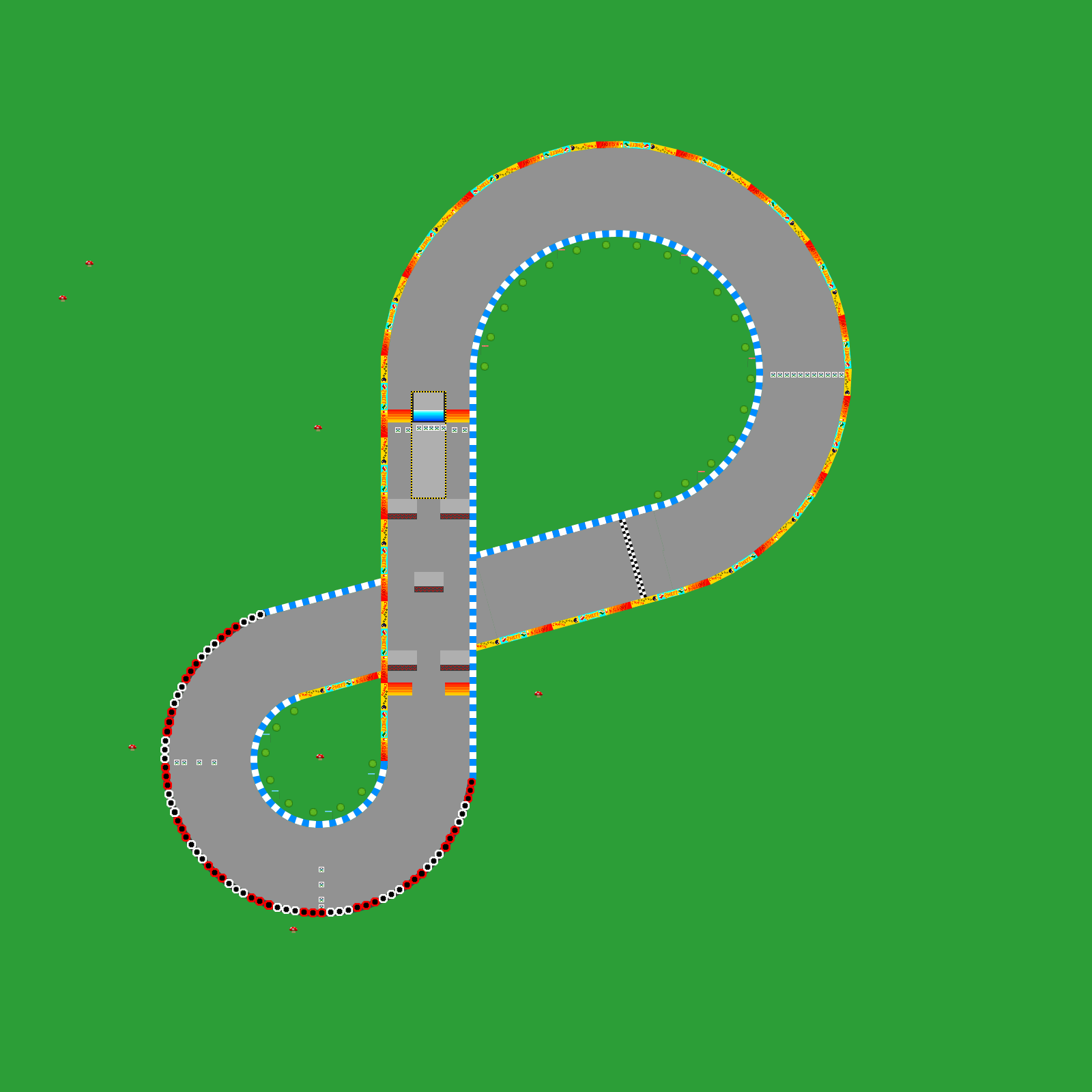 Figure 8 circuit - Mario Kart PC