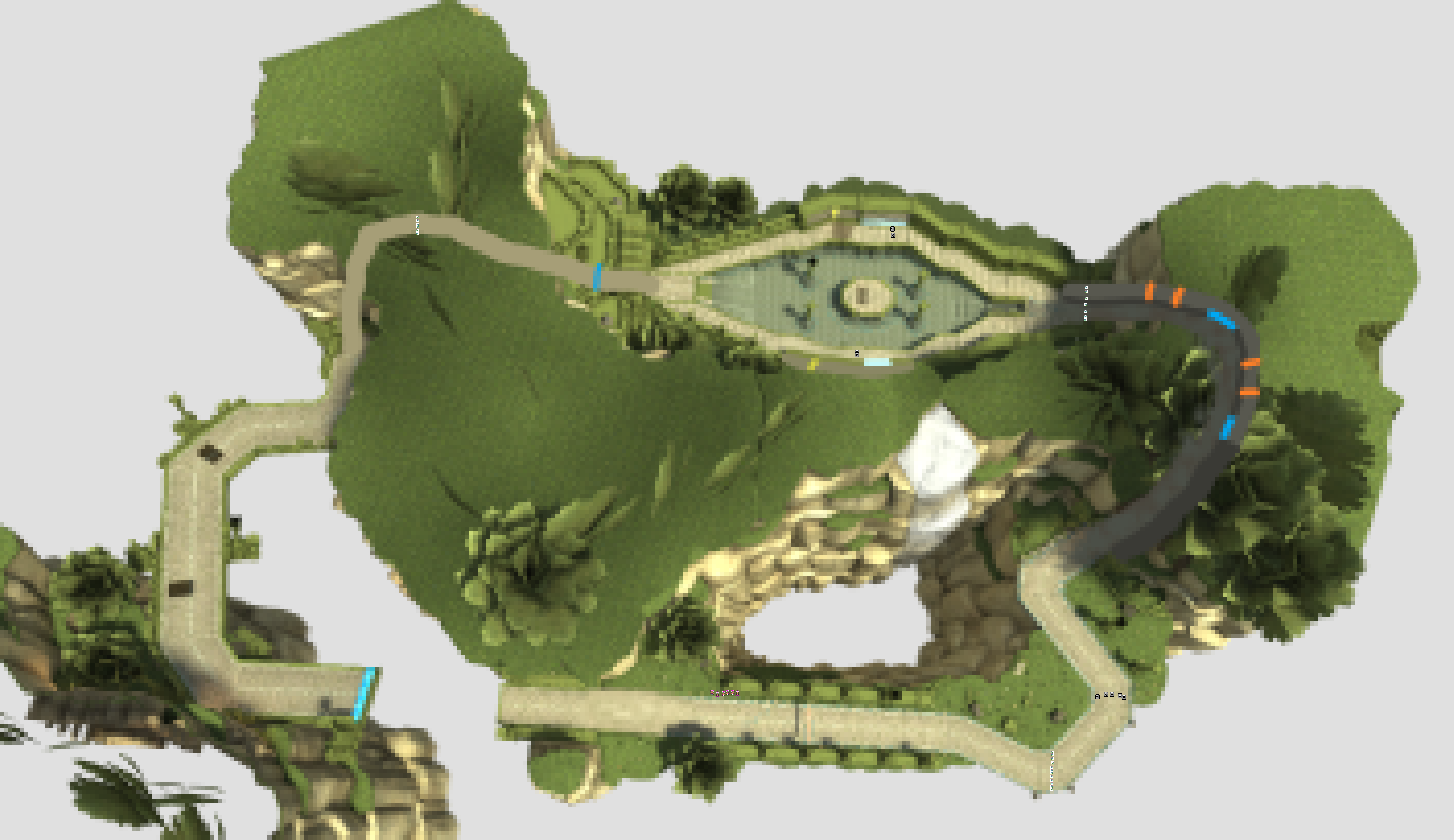 Thwomp Ruins - Mario Kart PC